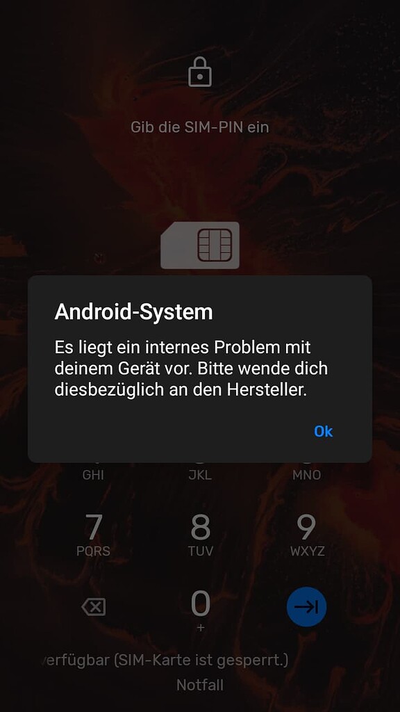 Samsung Galaxy A3 2016 error message at startup - Samsung - /e/OS community