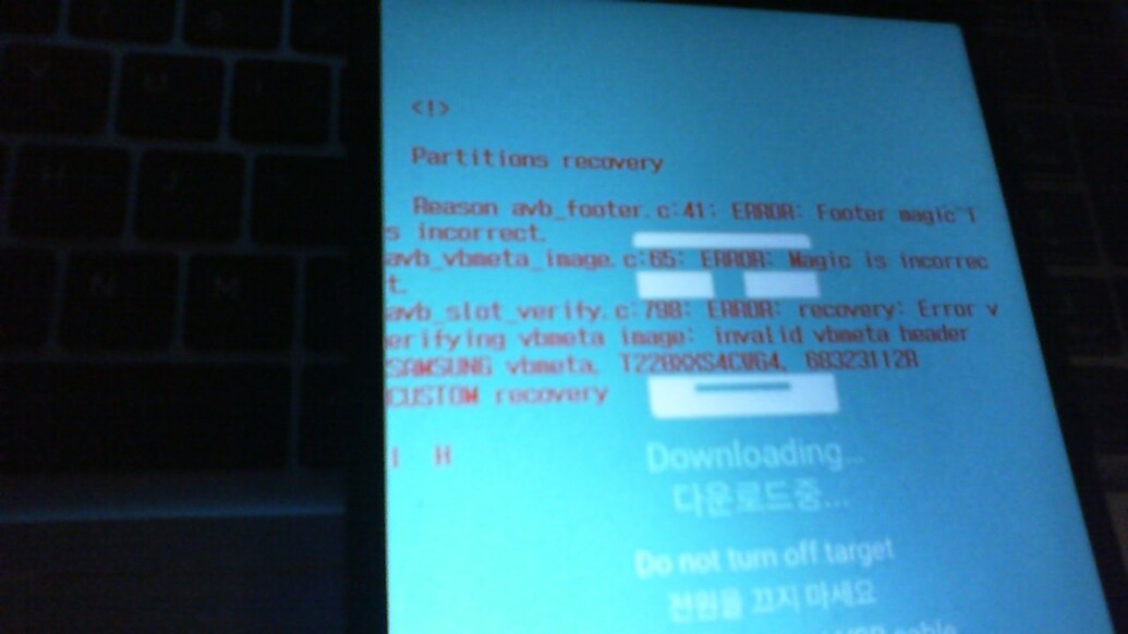 Got stuck: Odin fails to flash vbmeta.tar "Only official released ...