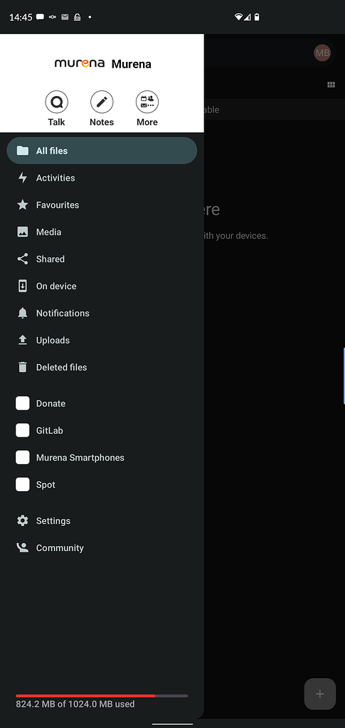 Server not available with account in Nextcloud app - Applications - /e/OS community